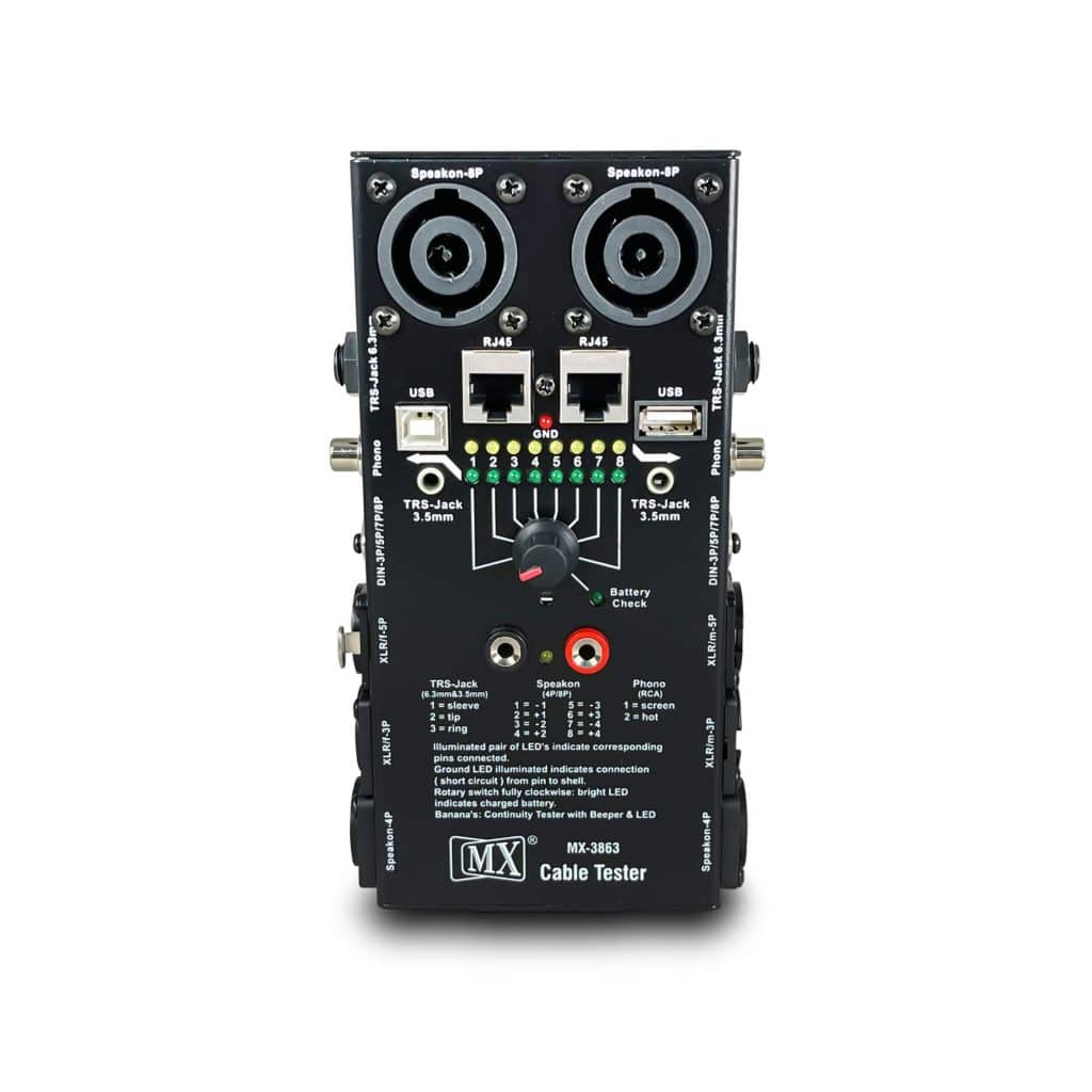 MX CABLE TESTER - MX MDR Electronics