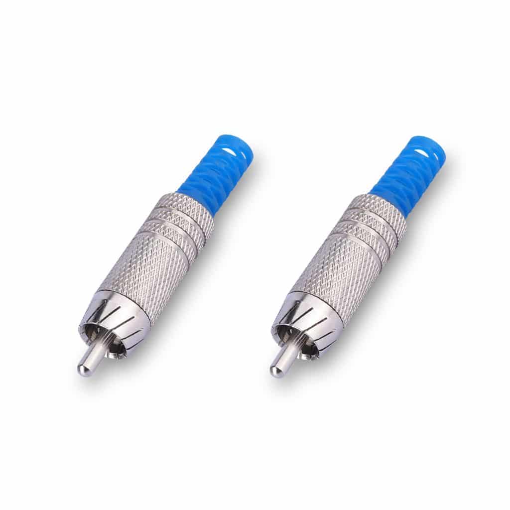 MX RCA Male Plug Connector - Full Metal, Copper Plated - Heavy Duty ...