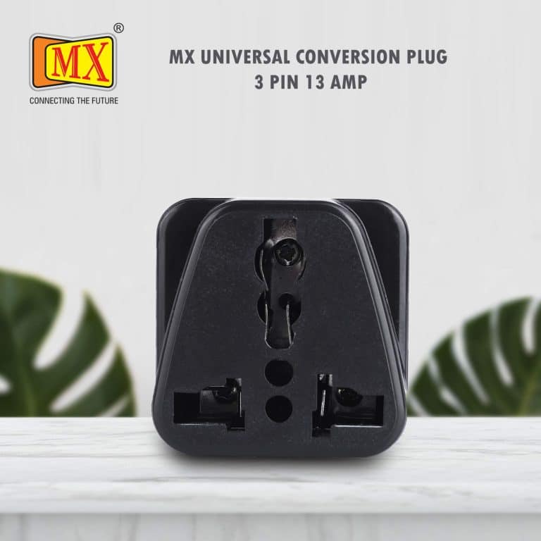 MX Universal Conversion Plug 3 Pin (13 Amp) for UK, Hong Kong ...