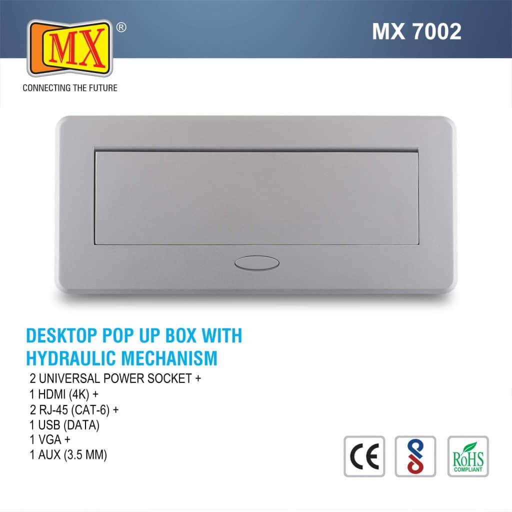 MX Hydraulic Pop Up Box/Cable Cubby with Switch 2 Universal Power ...