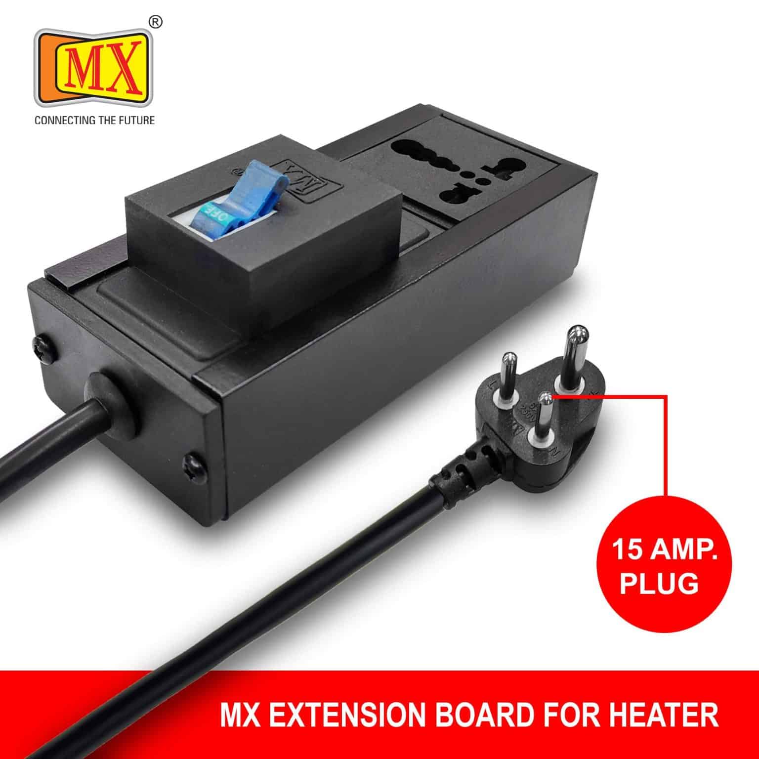 MX Single Outlet Power Distribution Unit with 16A Socket (3000W), 10m ...