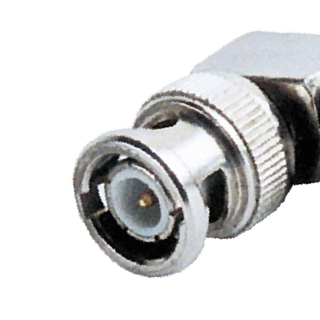 MX BNC PLUG TO MX BNC SOCKET RIGHT ANGLE CONNECTOR - MX MDR Electronics