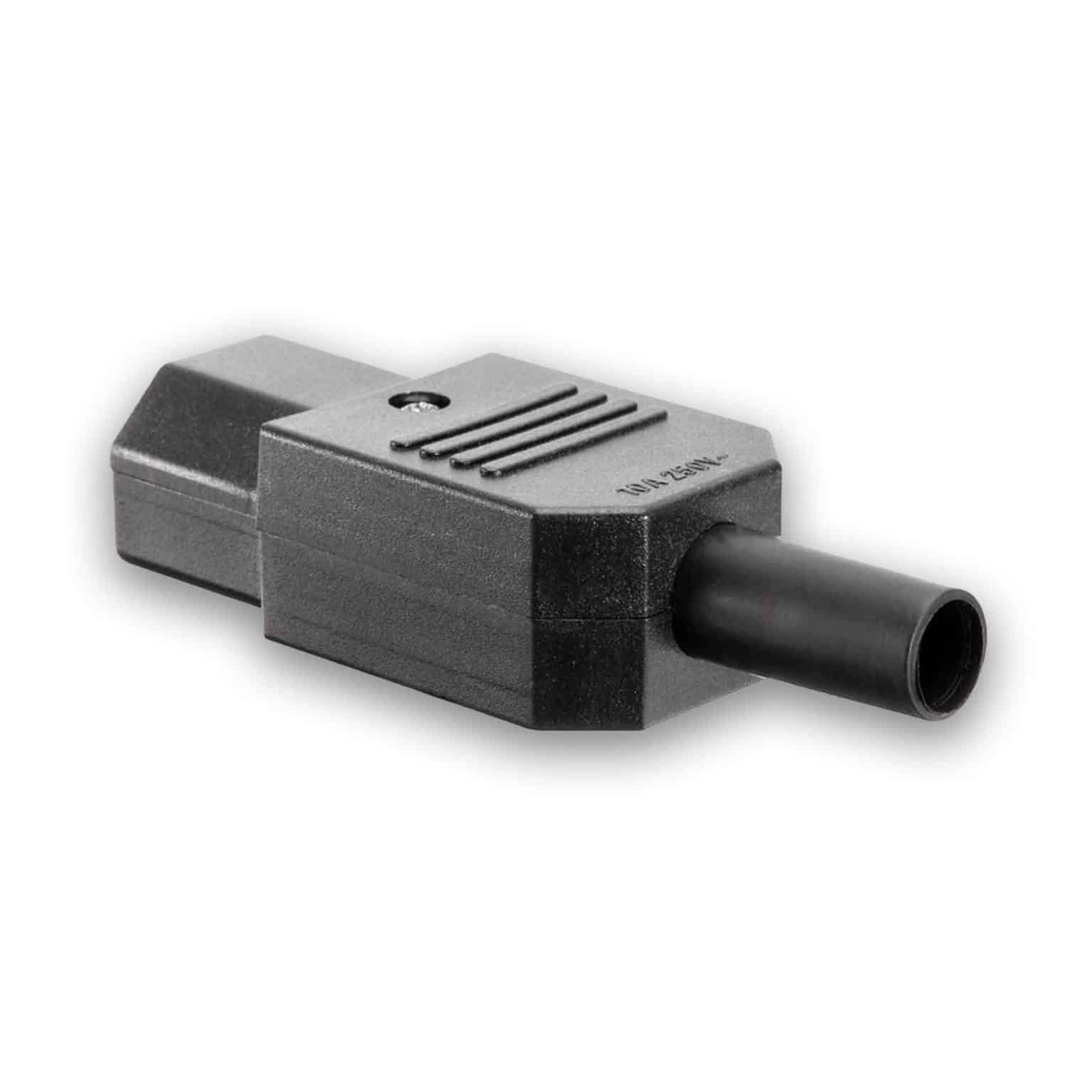 MX IEC C13-3 Pin AC Female Connector For Computer Supply 10 Amp. - MX ...