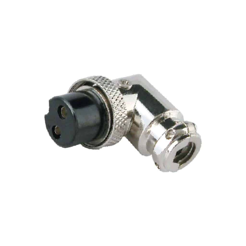 MX MIC MALE PLUG CONNECTOR RIGHT ANGLE - 5 PIN PLUG - MX MDR Electronics