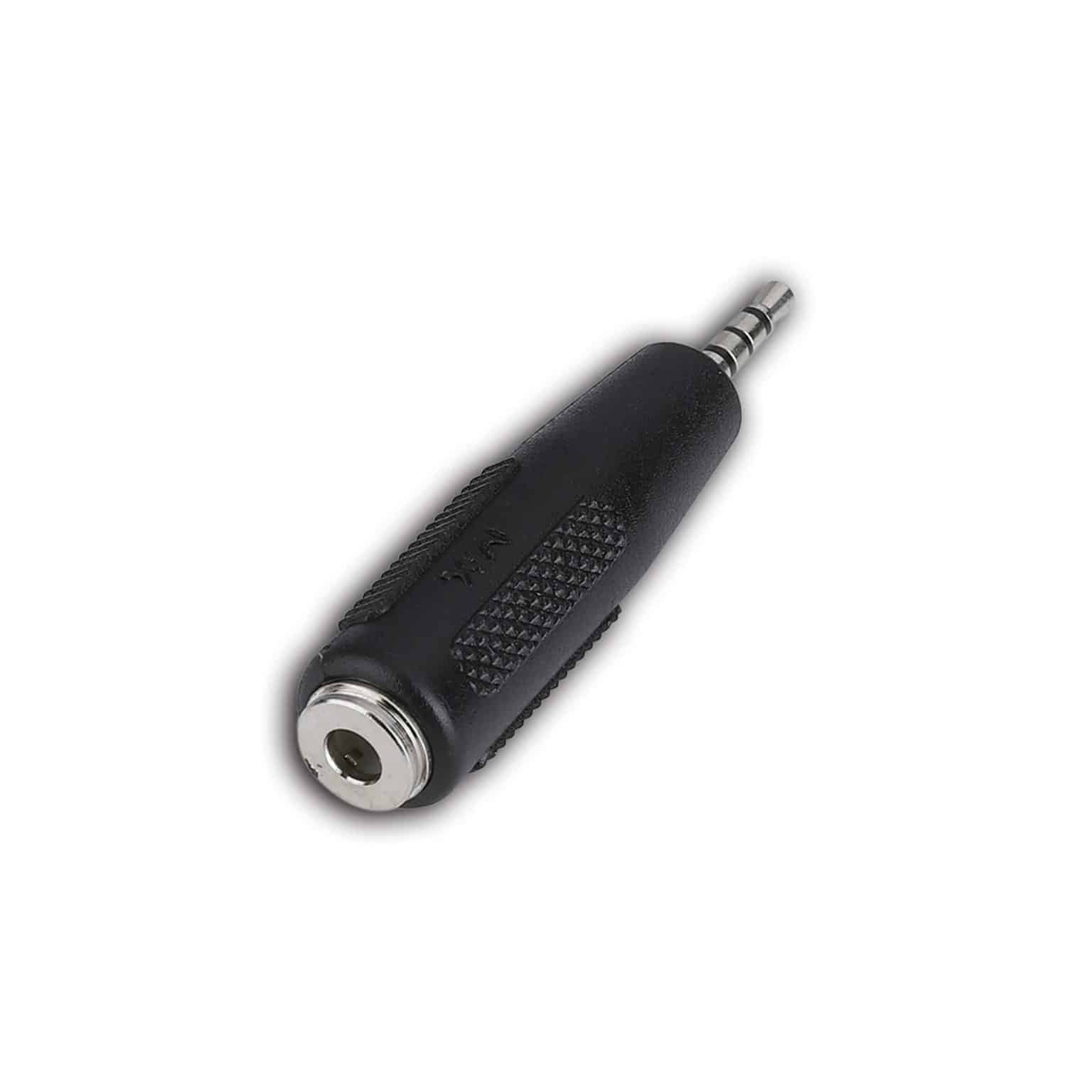 MX 4-pole EP stereo male 2.5mm to 4-pole EP stereo female 3.5mm ...