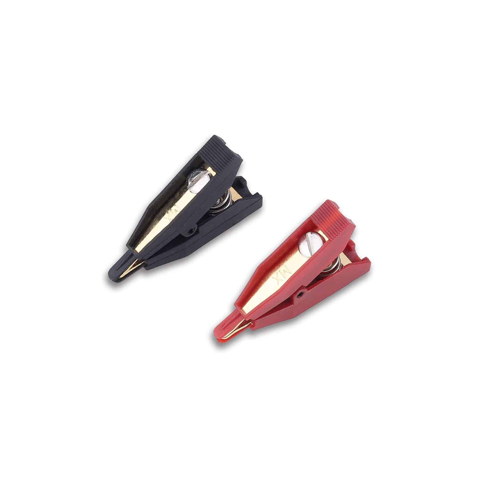 MX Kelvin Type Gold Plated Crocodile Clip - 10A - MX MDR Electronics