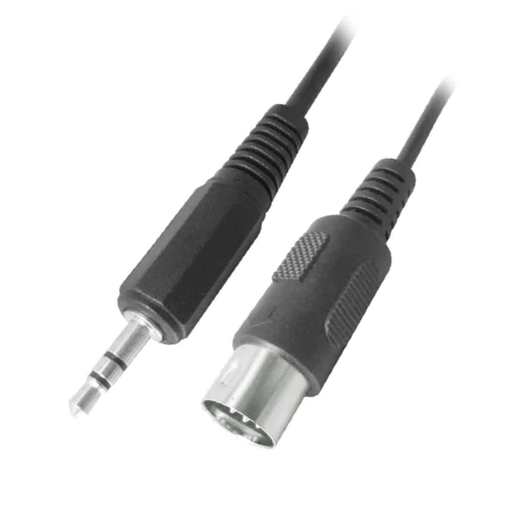 MX EP Stereo Male 3.5mm To 7 Pin DIN Male Cord - 1.5 Mtr - MX MDR ...