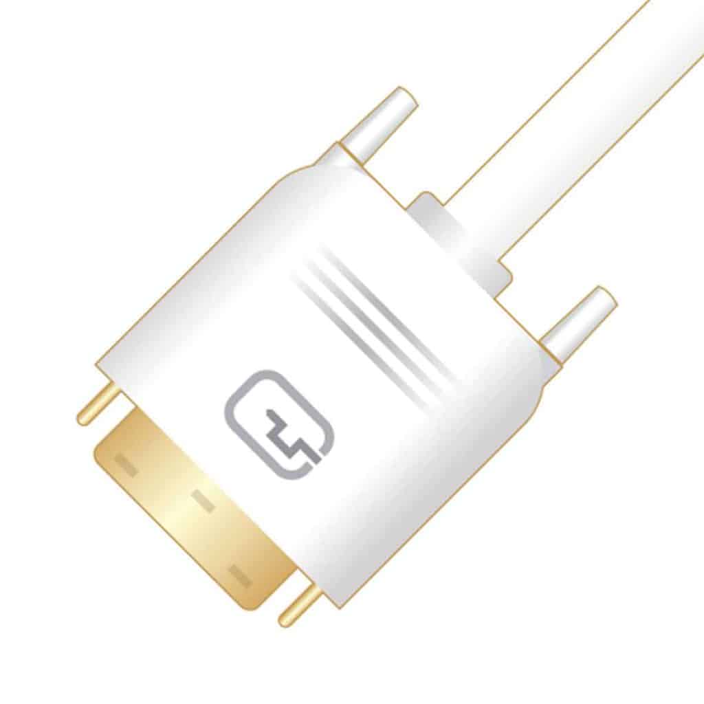 MX DVI-D Dual Link (24+1) Pin Male to HDMI Male Cable, Gold-Plated - 7. ...