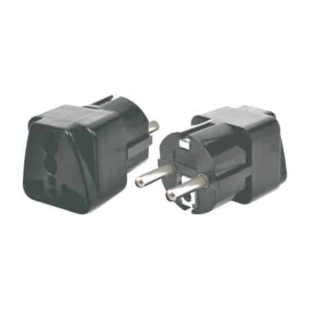 MX India (Universal Socket) to Europe (Schuko) Type E/F Travel Adapter ...