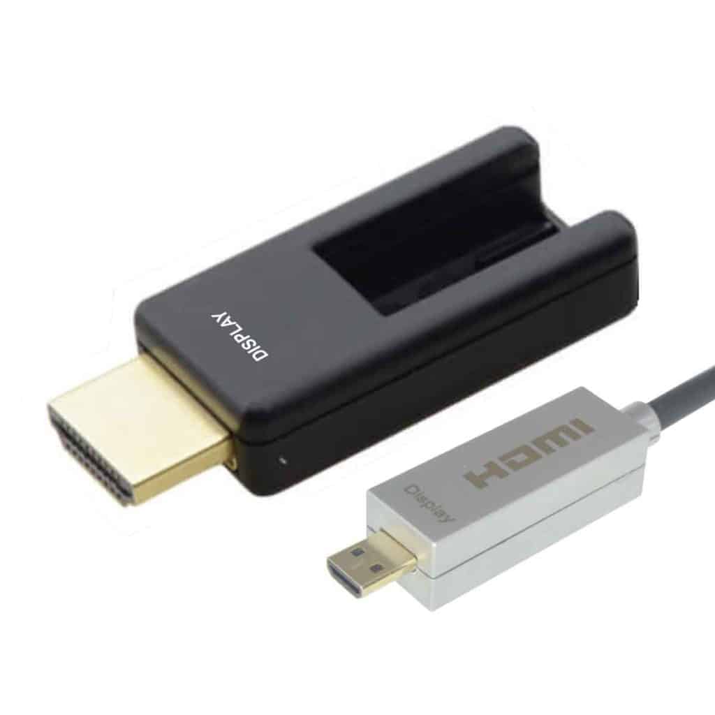 MX DETACHABLE FIBRE OPTIC HDMI CABLE : FOR LONG DISTANCE TRANSMISSION ...
