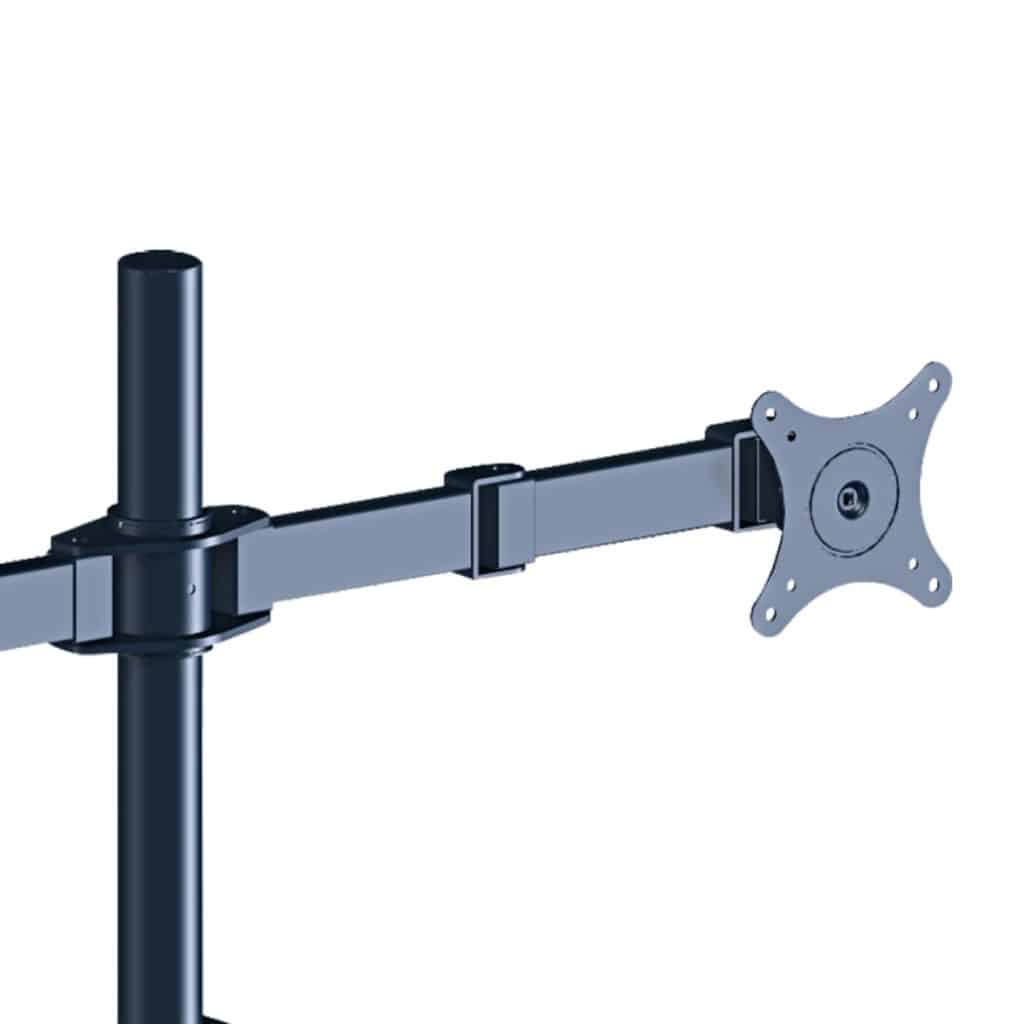 MX Desk Mount Stand Table bracket Clamp 17"-26" Dual Display Monitor ...