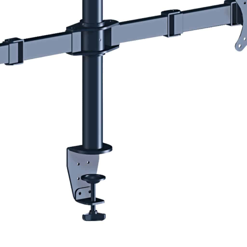 MX Desk Mount Stand Table bracket Clamp 17"-26" Dual Display Monitor ...