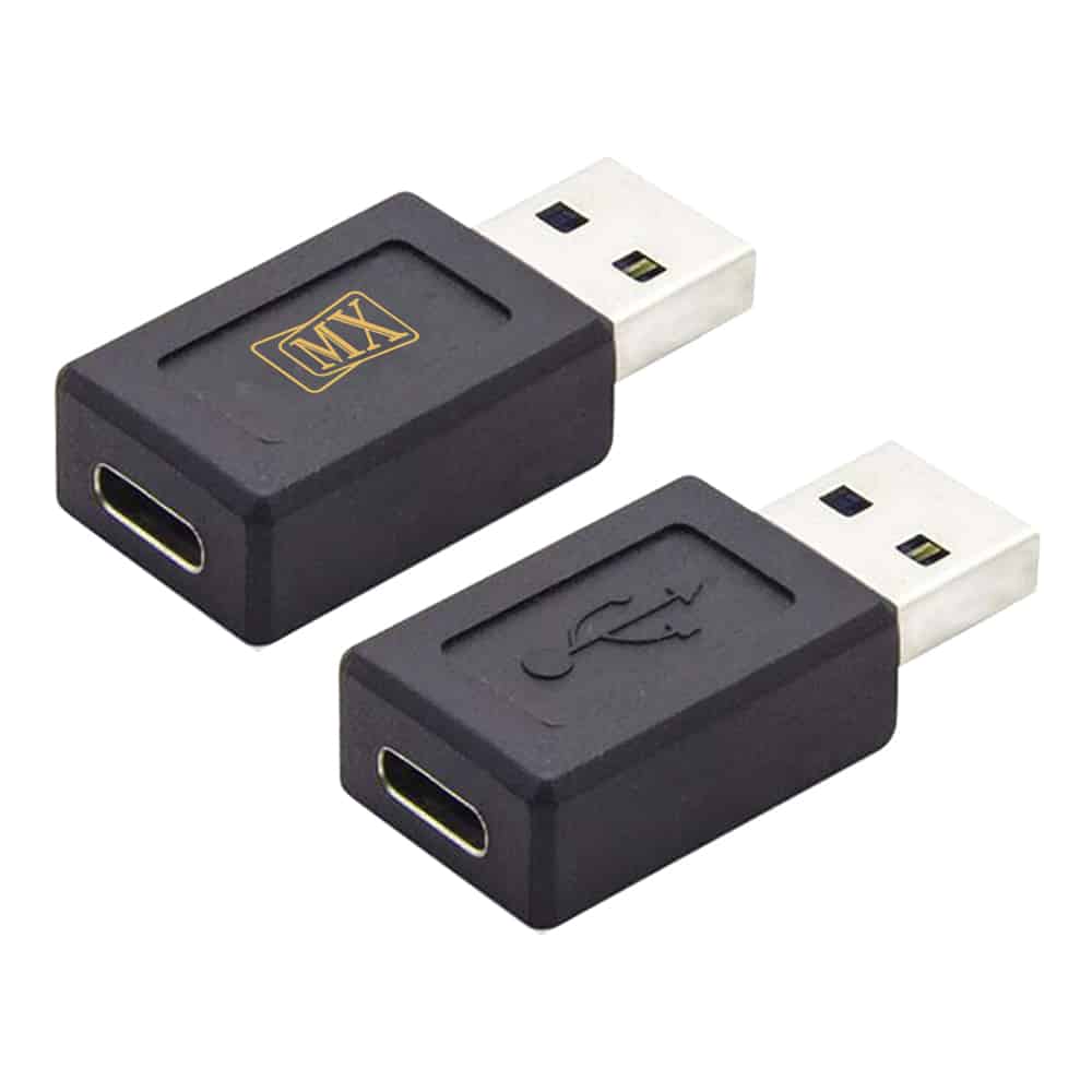 MX USB Type-C Female to USB A 2.0 Male Adapter Compatible with Laptops ...