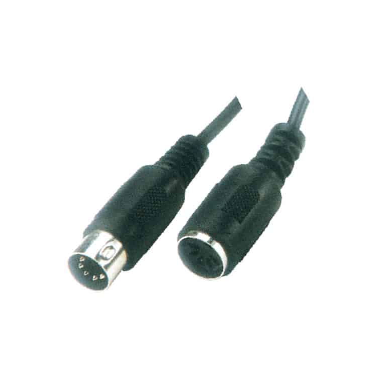 MX 5 Pin DIN Plug Male To 5 Pin Extension Female Socket Cord 1.5 Mtr ...
