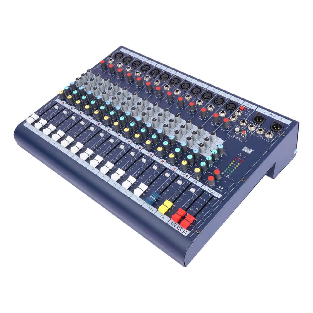 MX Air Mixer 14-Channel Professional Live Mixer - MX MDR Electronics