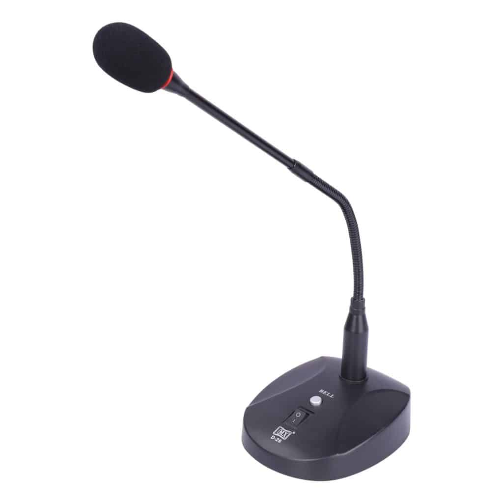 MX 15" Professional Desk-Standing Gooseneck Microphone, Wired ...