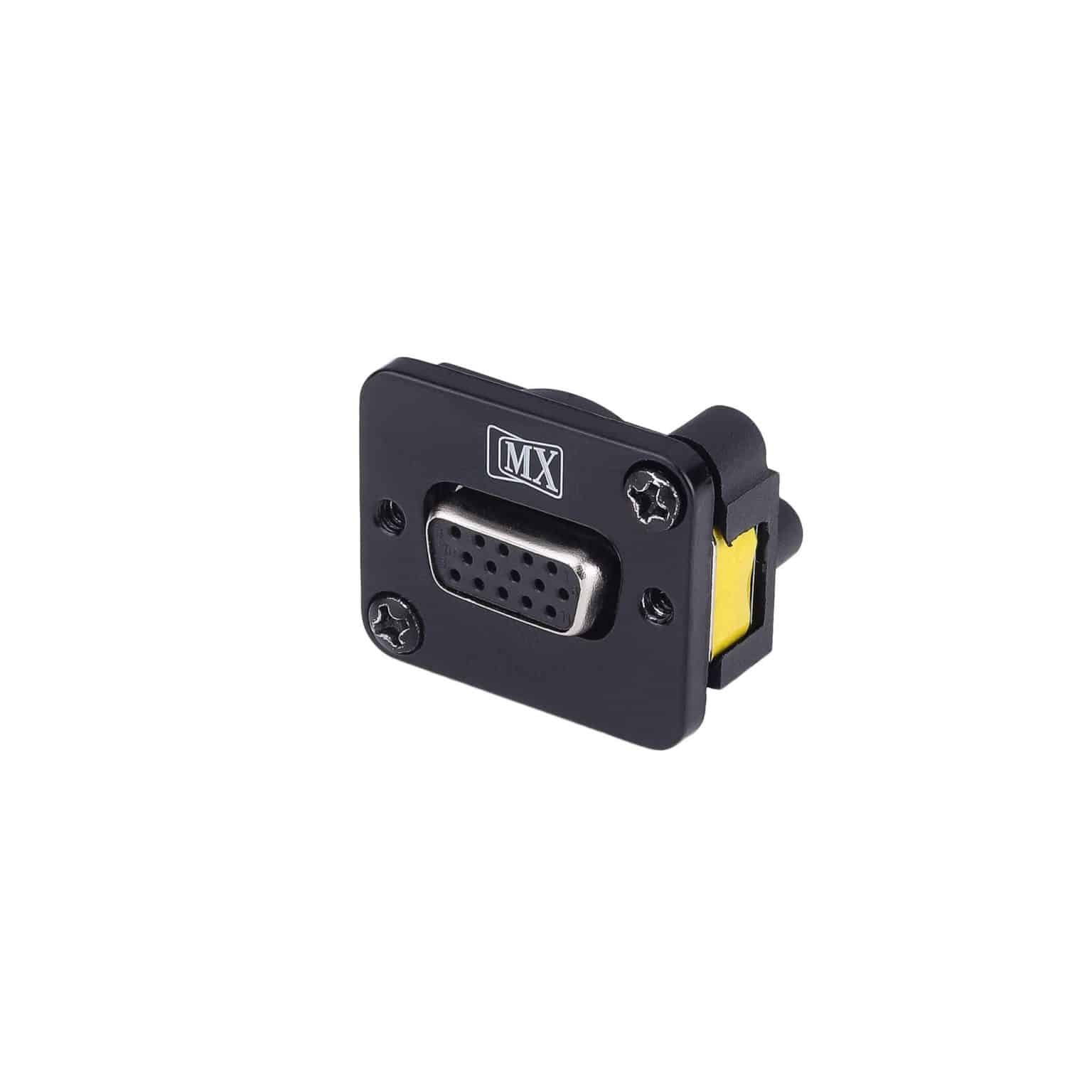 MX Vga Female to Female Panel Mounting Adapter Connector Panel Mount ...