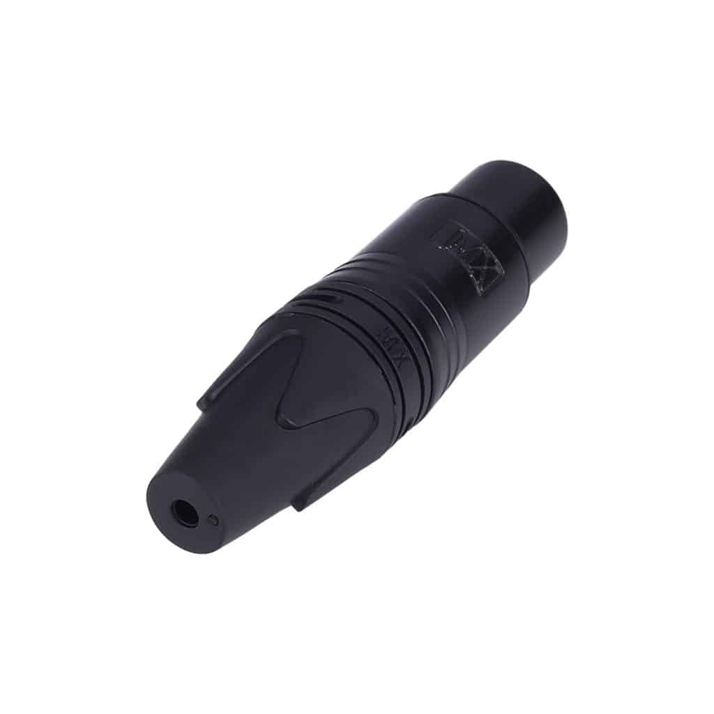 MX 5-Pin Mic Female Connector XLR MC5FXX (Black Coating) - MX MDR ...