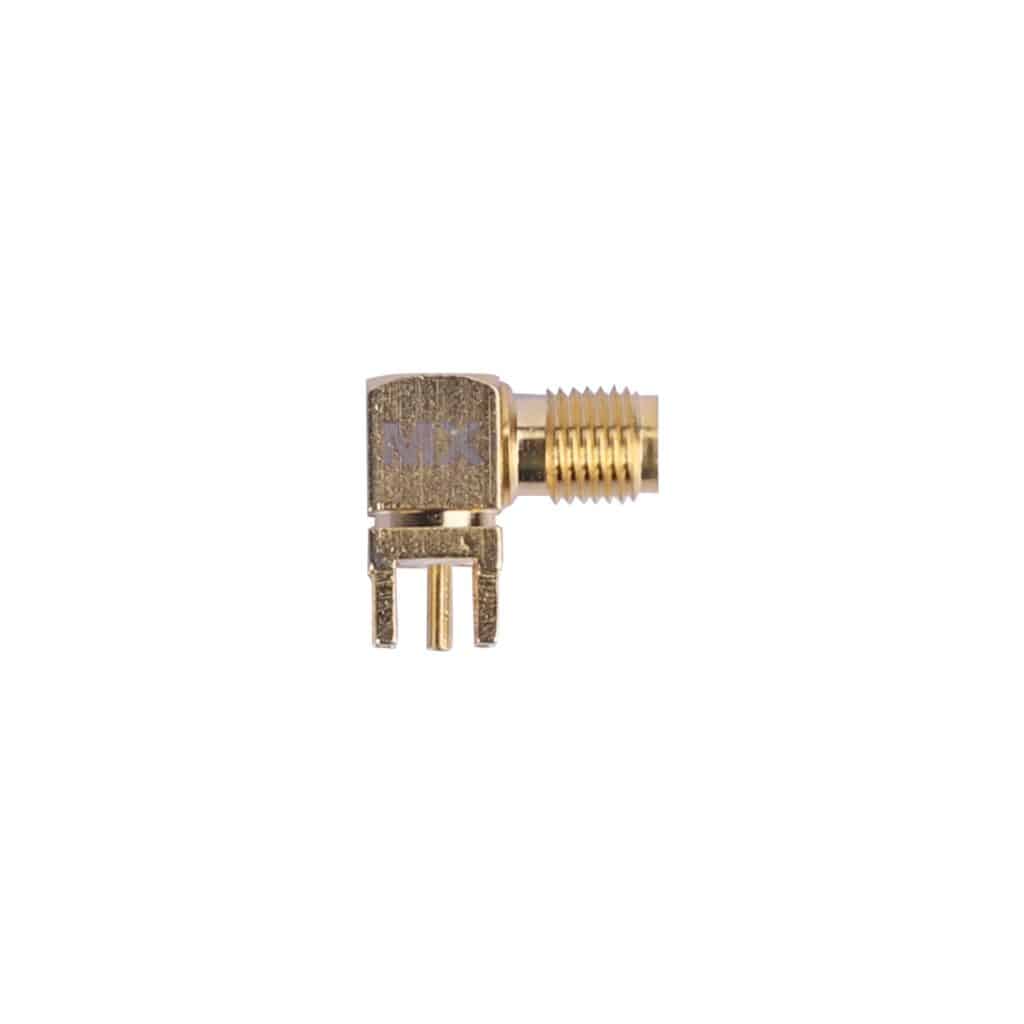 MX SMA Female Connector Right Angle PCB Mounting - MX MDR Electronics