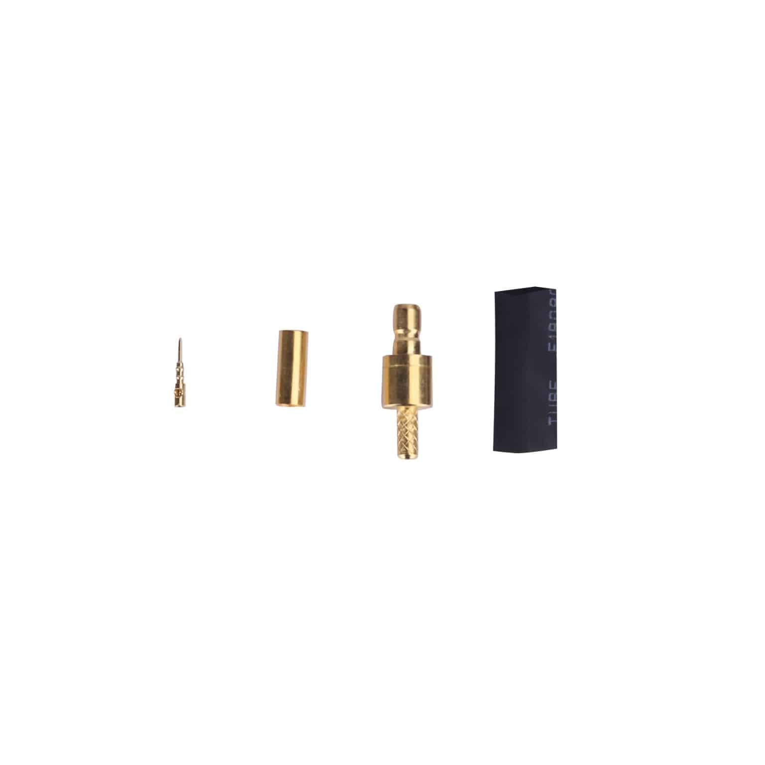 SMB Female Crimping Type Connector Gold Plated For Plated For RG-174U ...