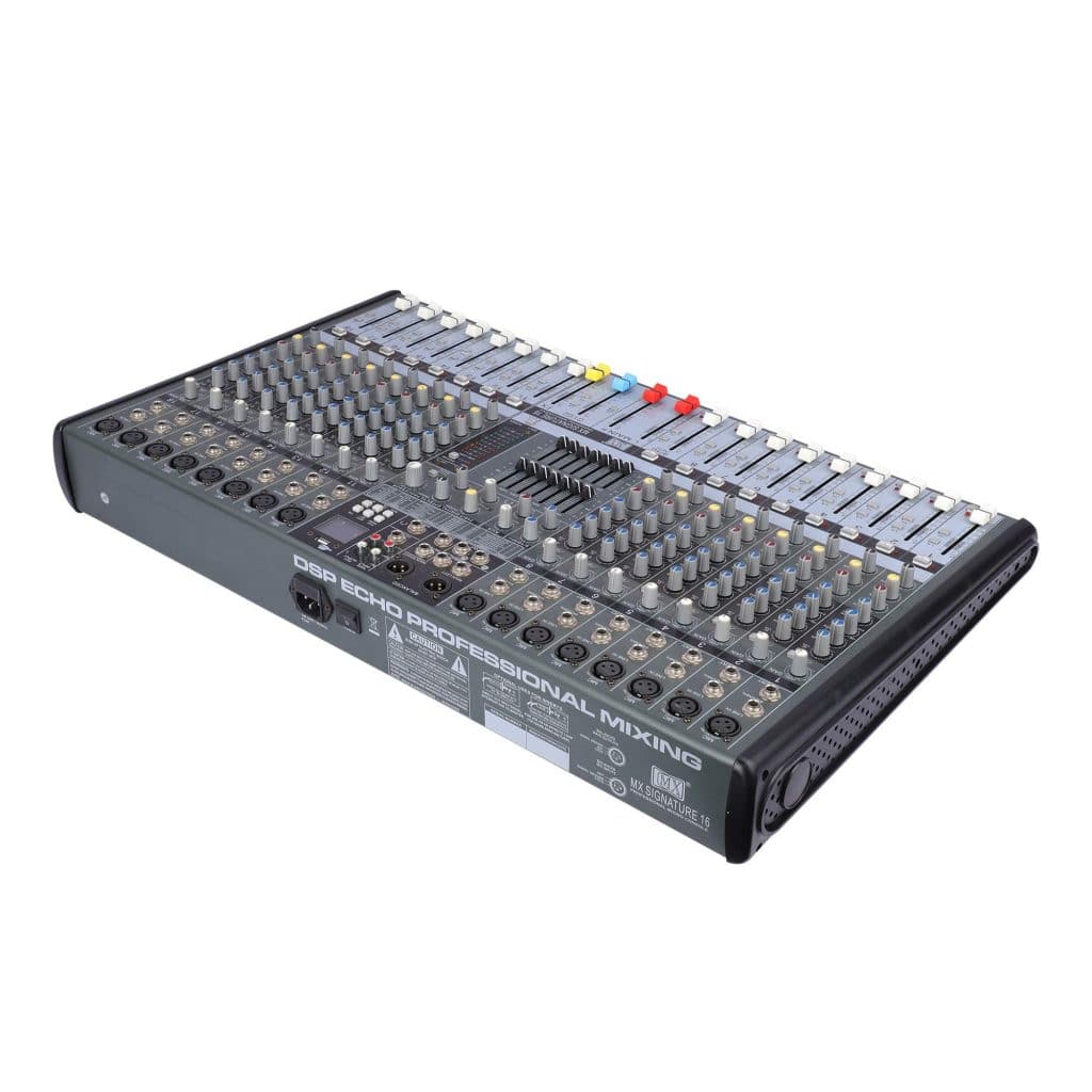 MX SIGNATURE Live Audio Mixer 16 Channel Professional Mixer with USB ...