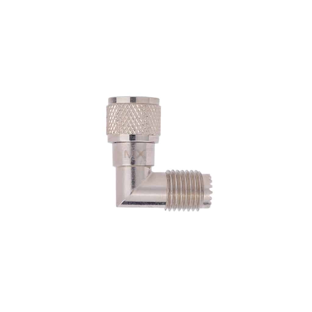 MX Mini UHF Male To Mini UHF Female Connector Right Angle - MX MDR ...