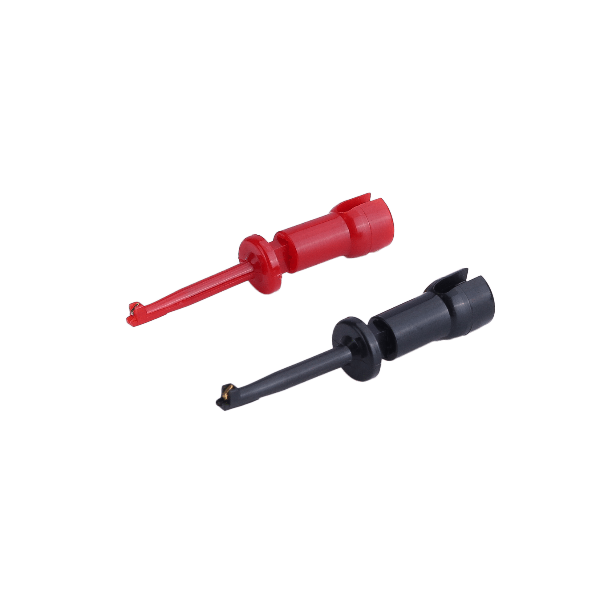 MX IC TEST CLIP 40 mm RED/BLACK BERYLLIUM COPPER - MX MDR Electronics