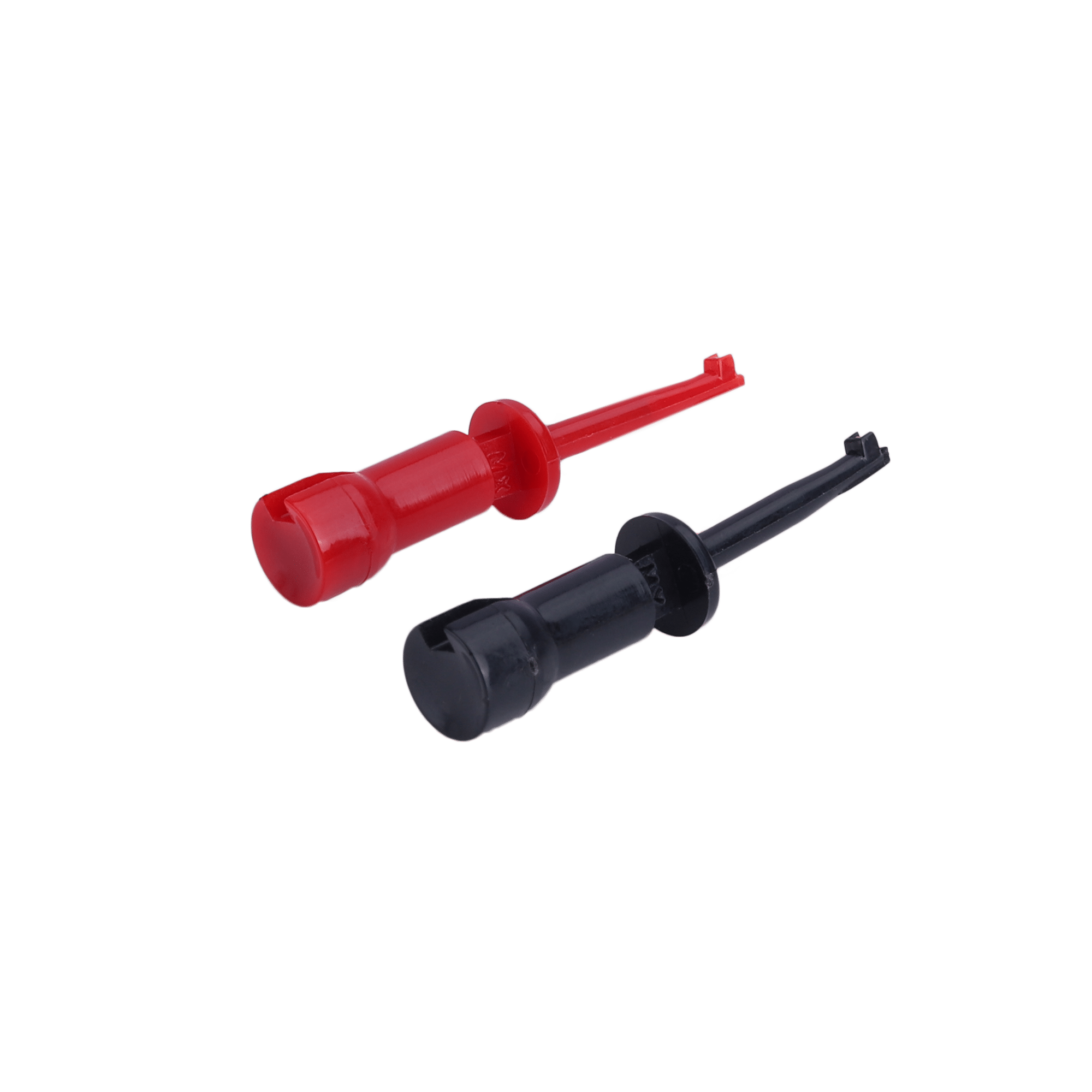 MX IC TEST CLIP 40 mm RED/BLACK BERYLLIUM COPPER - MX MDR Electronics