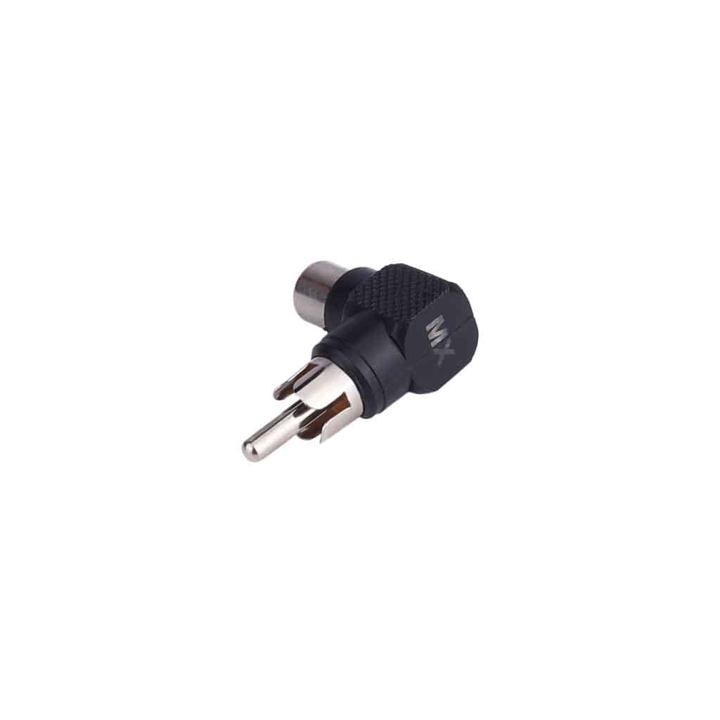 MX RCA Male to RCA Female Right Angle Socket - MX MDR Electronics