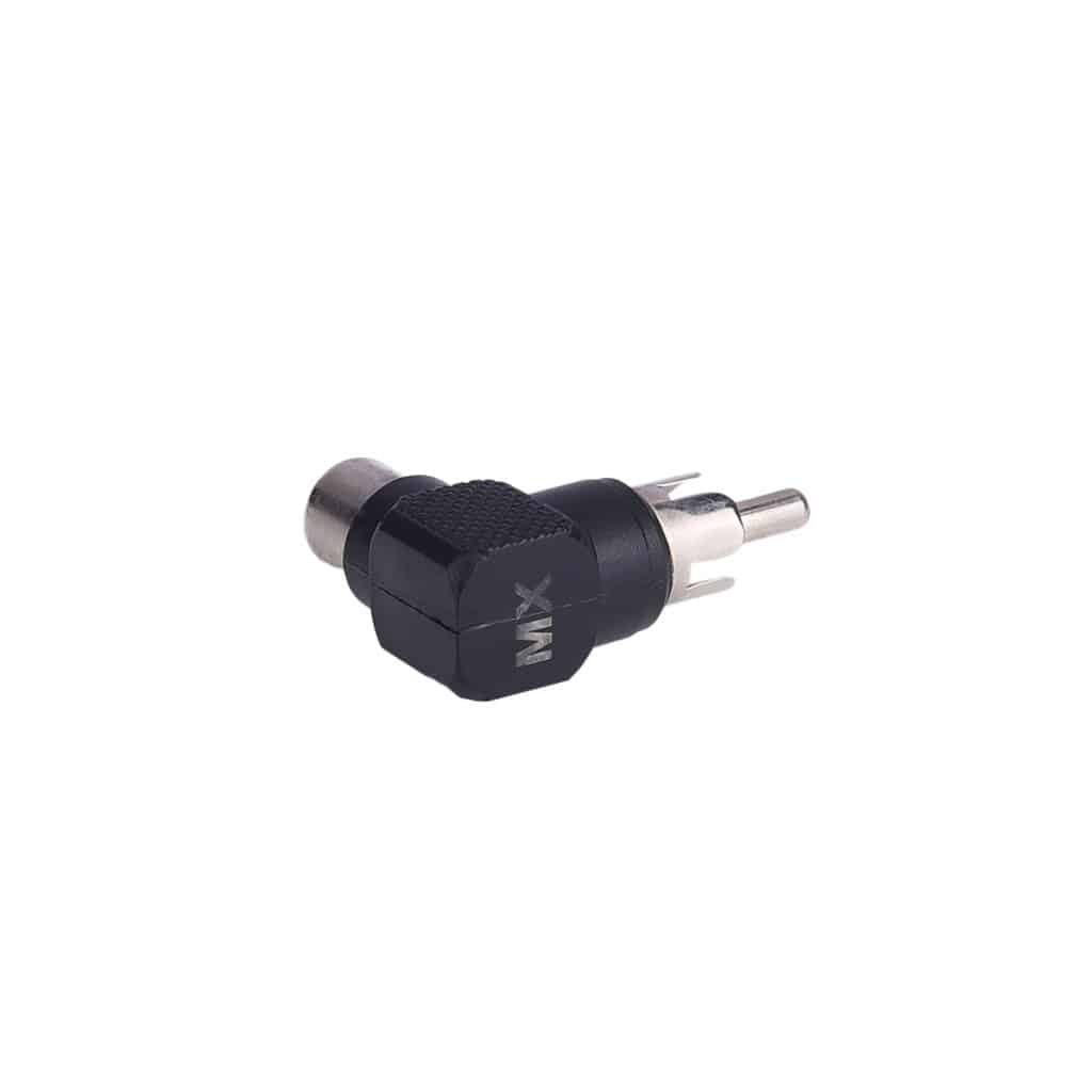 MX RCA Male to RCA Female Right Angle Socket - MX MDR Electronics