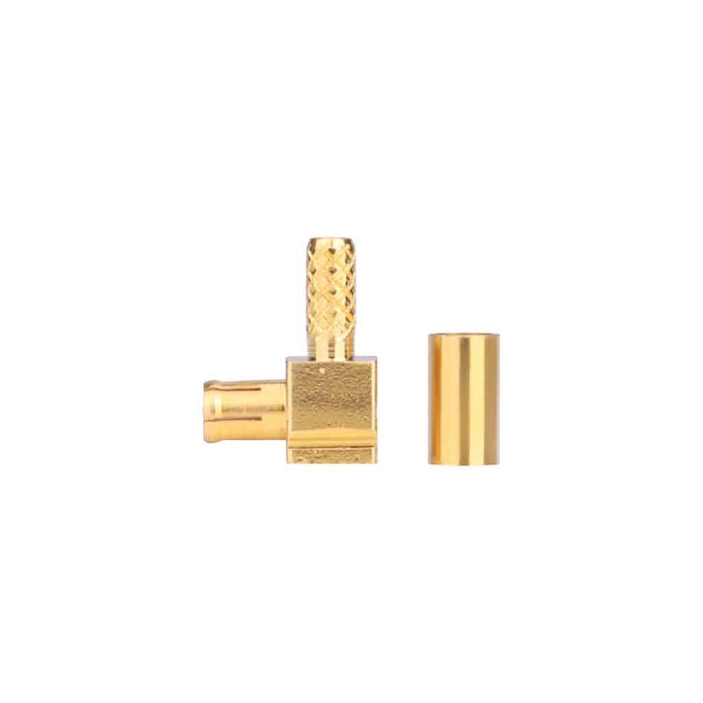MX MCX Female Connector Crimp Type Right Angle (for RG-174/U) - MX MDR ...