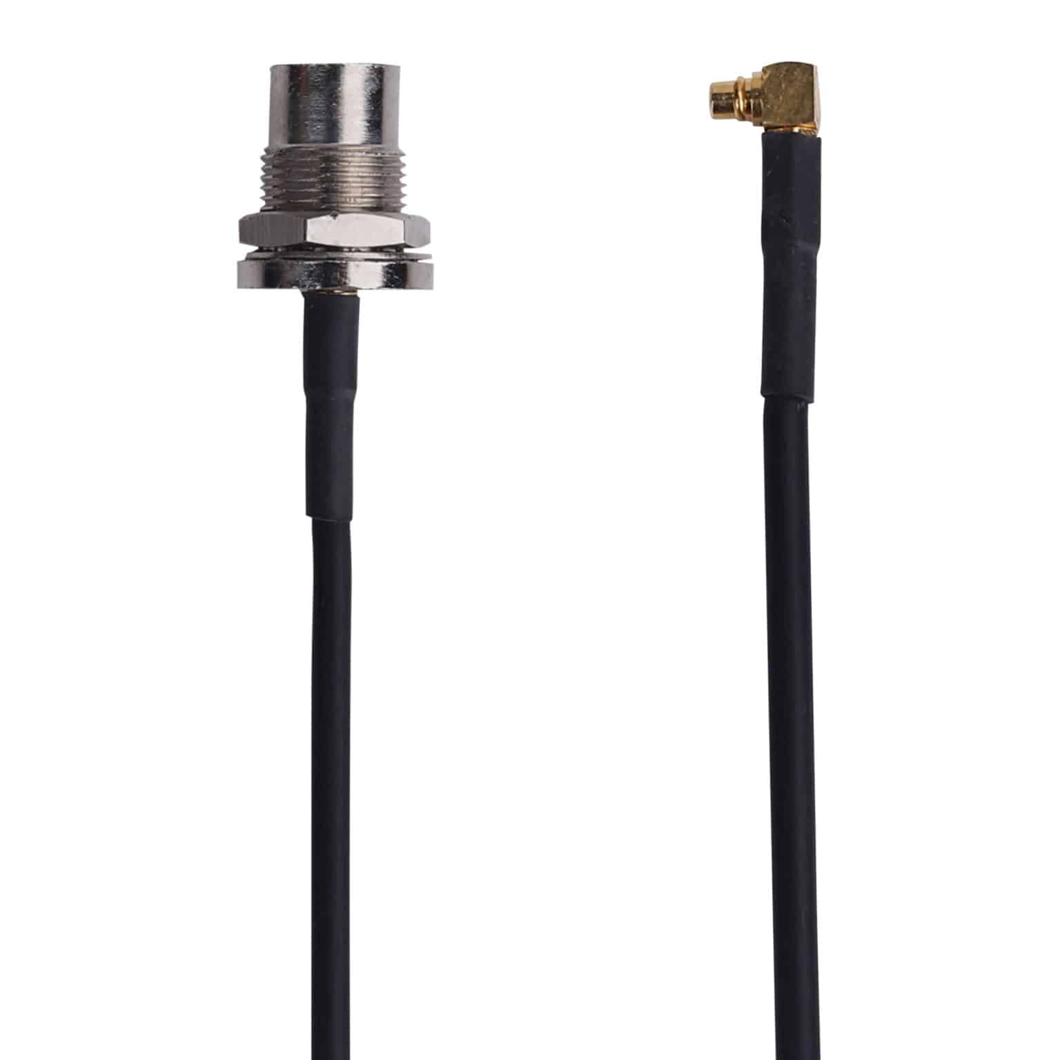 MMCX Male Crimping Type Rt. Angle To FME Male Crimping Type Panel Mntg ...