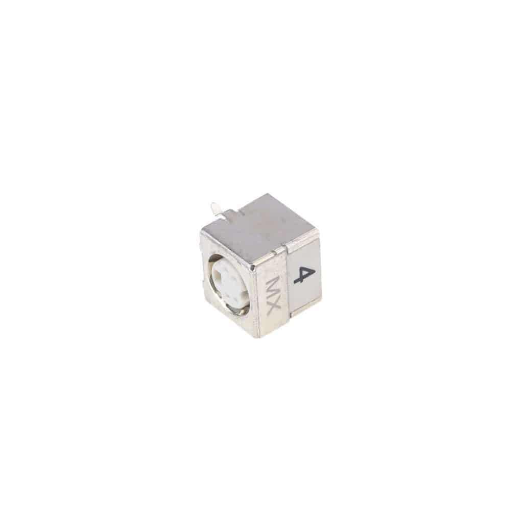 MX S-VIDEO 4 PIN MINI DIN FEMALE CONNECTOR PCB MOUNTING WITH SHIELDING ...