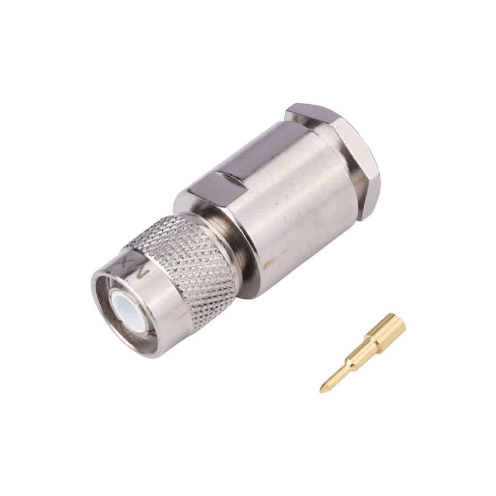 MX TNC Male Connector Clamp Type For 213 (UG-959/U) Cable - MX MDR ...