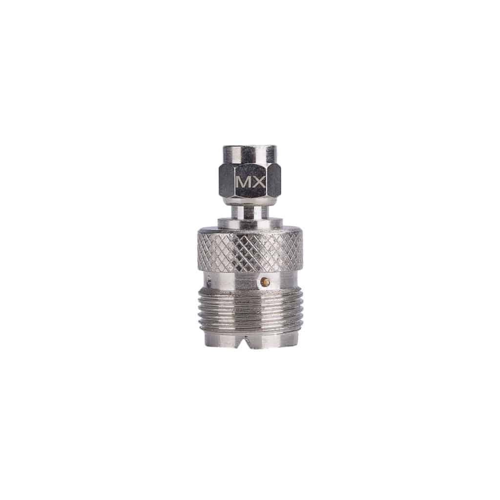 MX UHF Female To SMA Male Connector - MX MDR Electronics