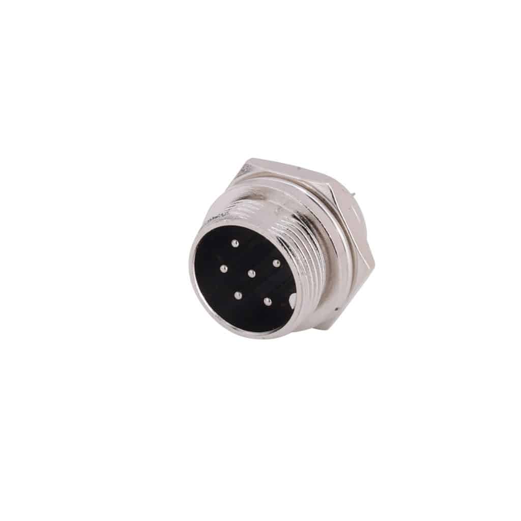 MX M-16 mic female connector- 6 PIN Socket - MX MDR Electronics