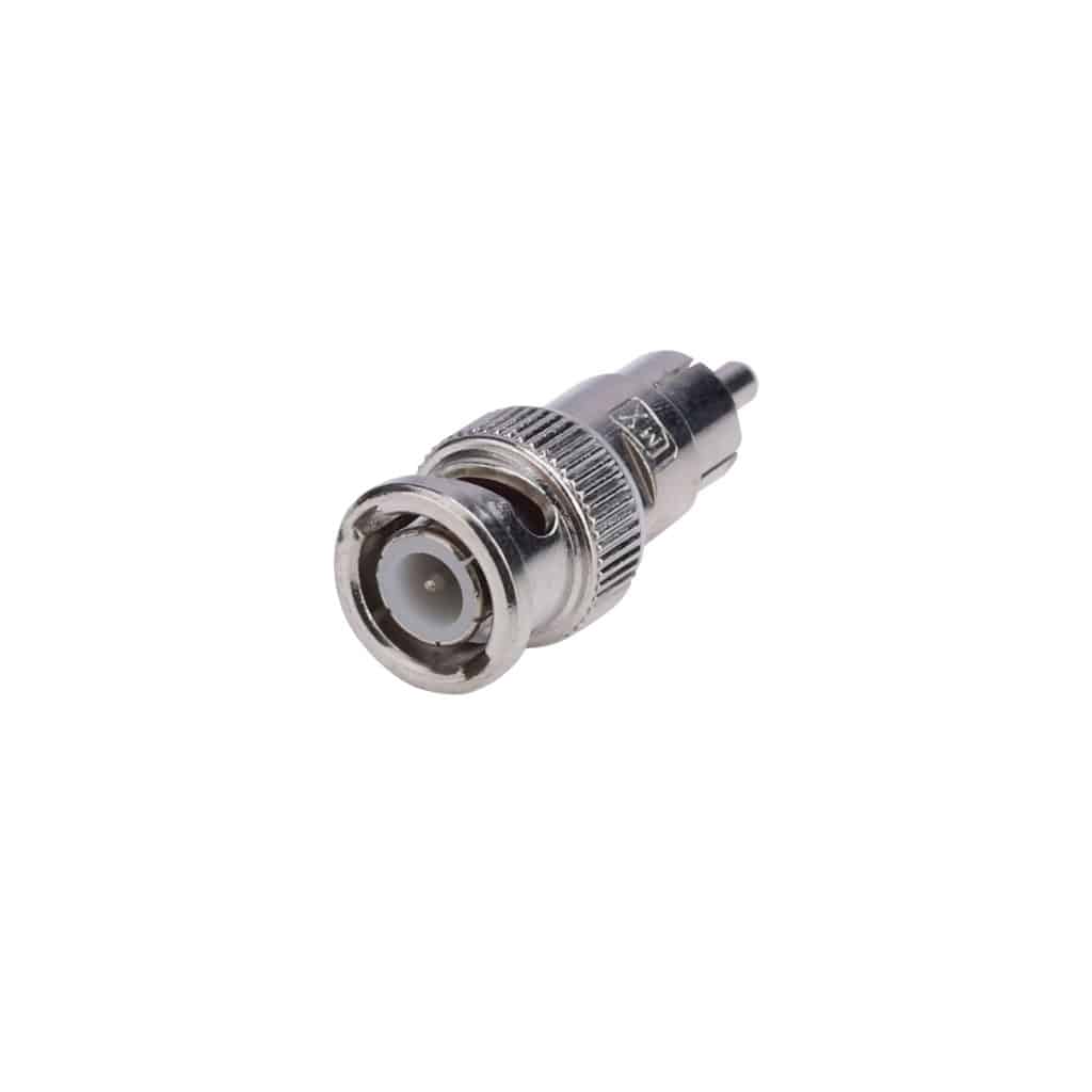 MX BNC plug to MX RCA plug connector - MX MDR Electronics
