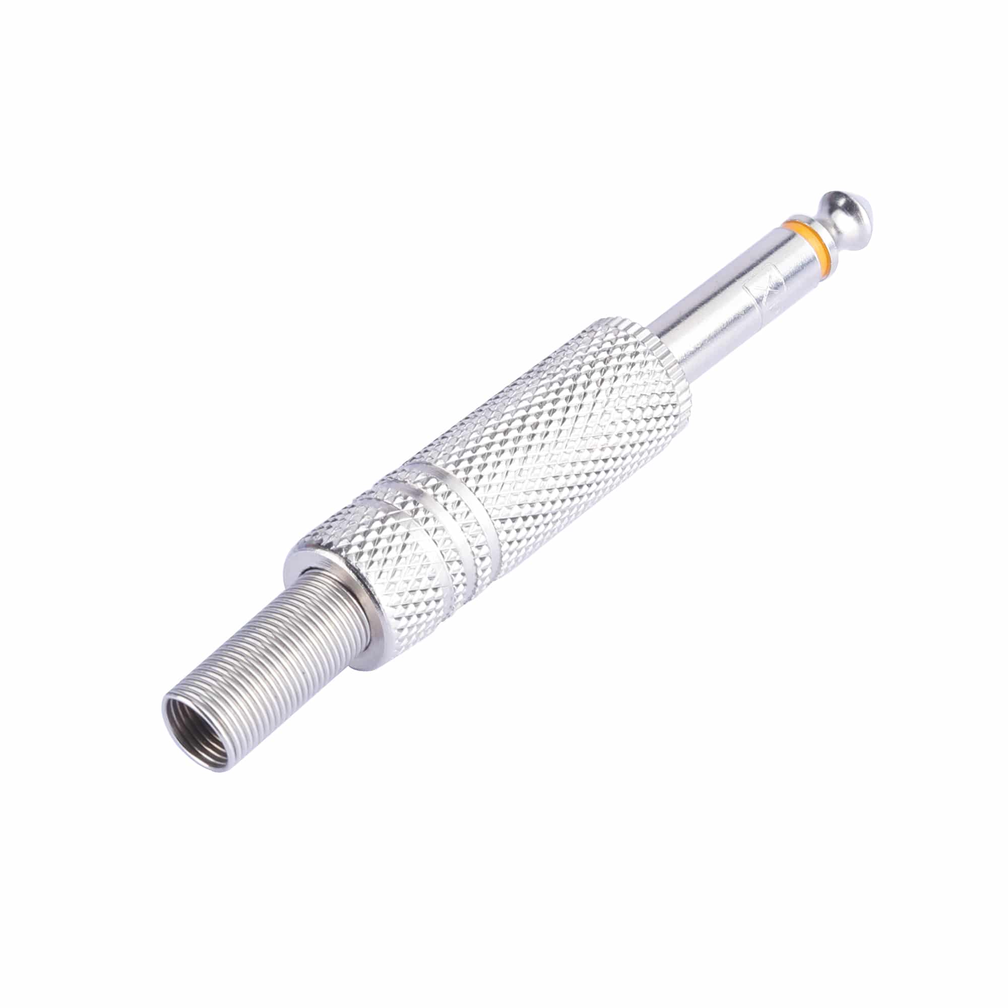 MX 6.35 mm P-38 MONO JACK CONNECTOR (COPPER PLATED) (CONTACT GOLD ...