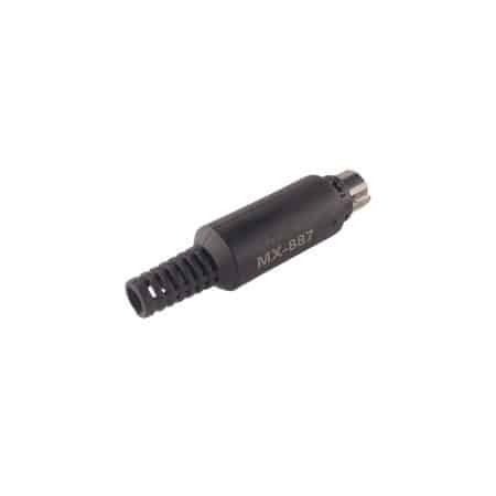 MX 8 PIN MINI DIN CONNECTOR (PIN GOLD PLATED) - MX MDR Electronics