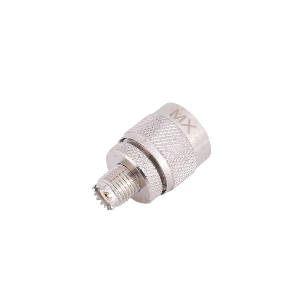 UHF Mini Female To N Male Connector - MX MDR Electronics