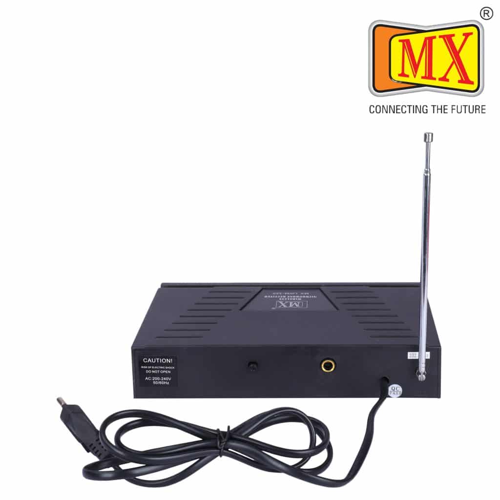 MX VHF Wireless Cordless Microphone System 1 Handheld Mic Fixed ...