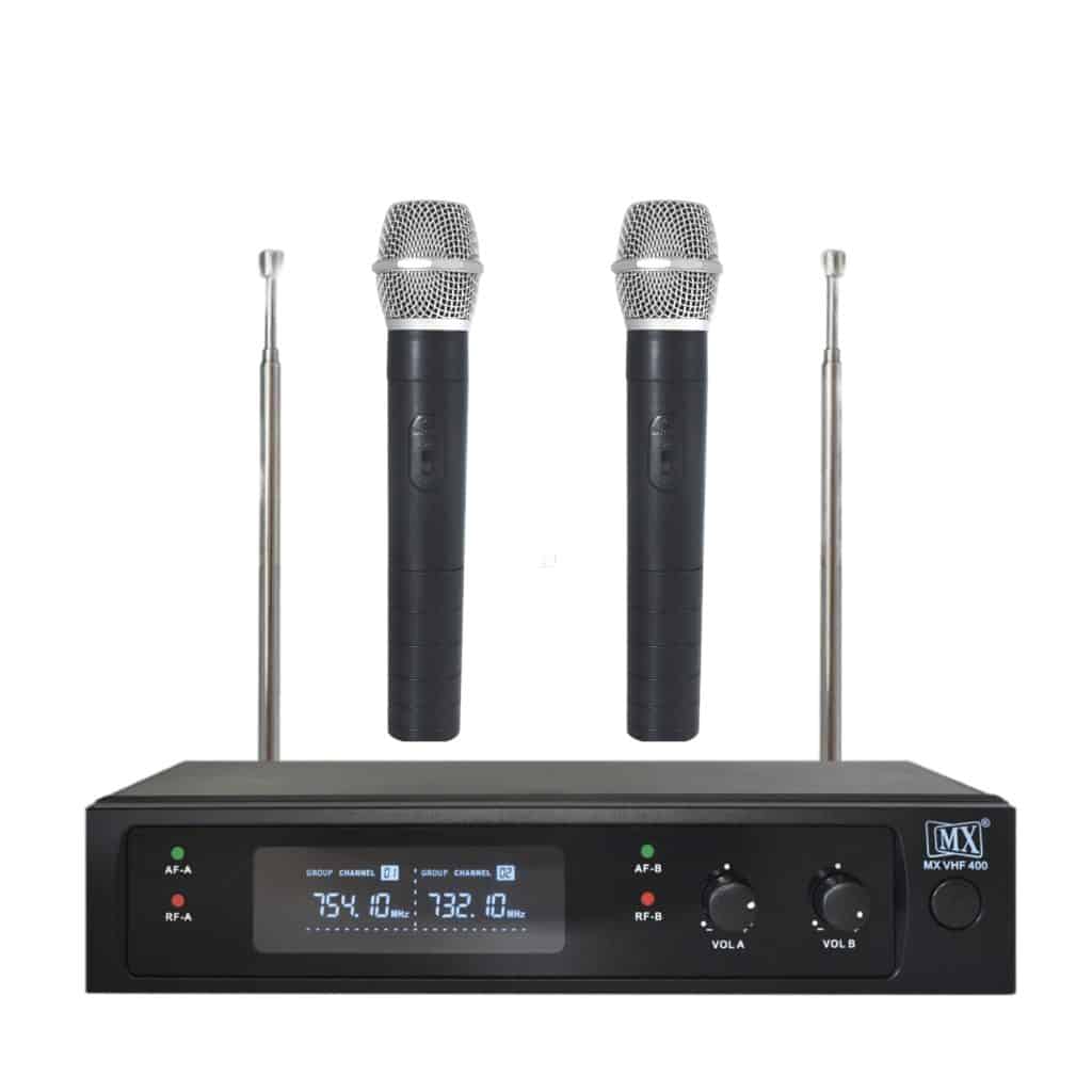 MX Professional VHF Series Wireless/Cordless with 2 Handheld ...