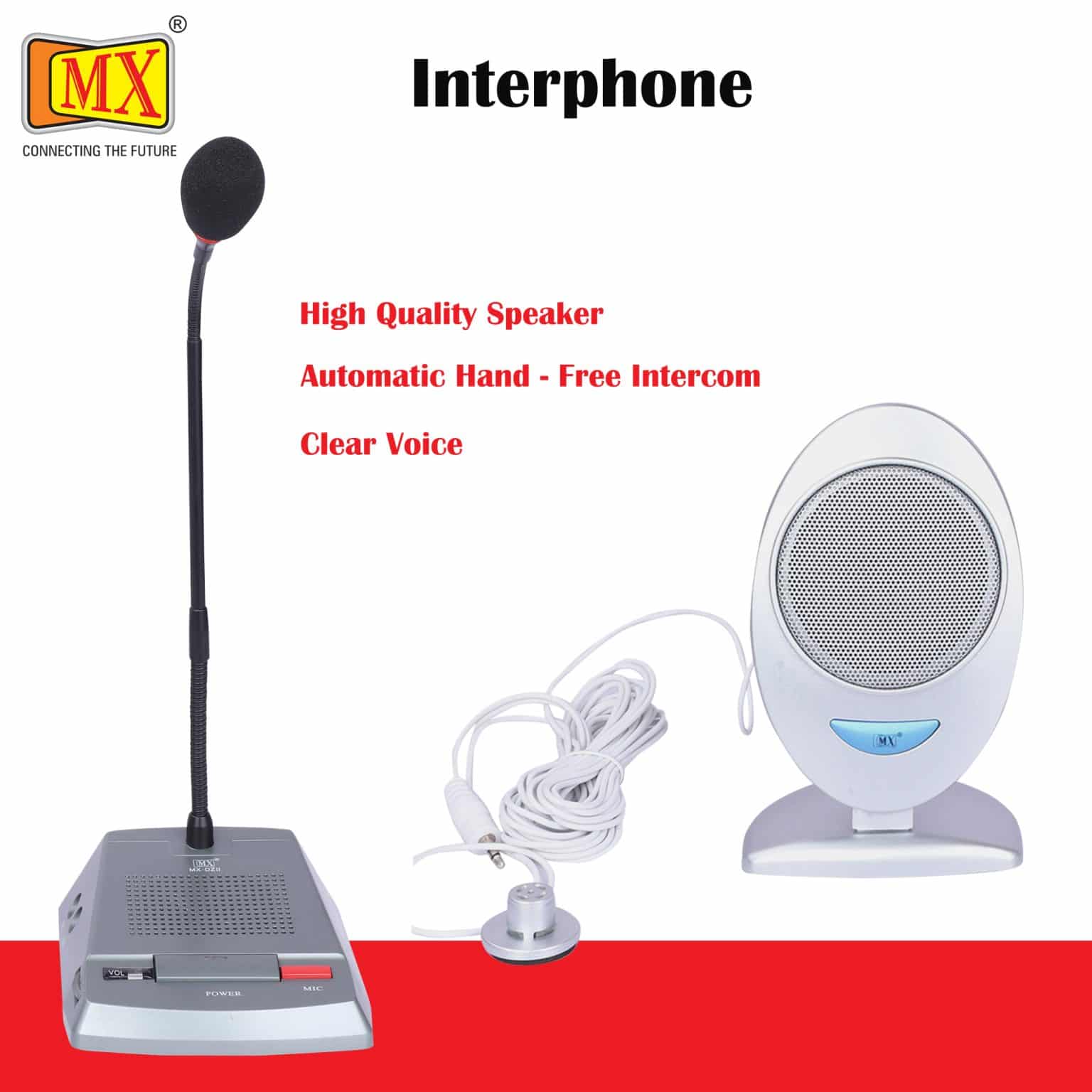 MX Two way Counter Communication System Pro Inter-phone for Ticketing ...
