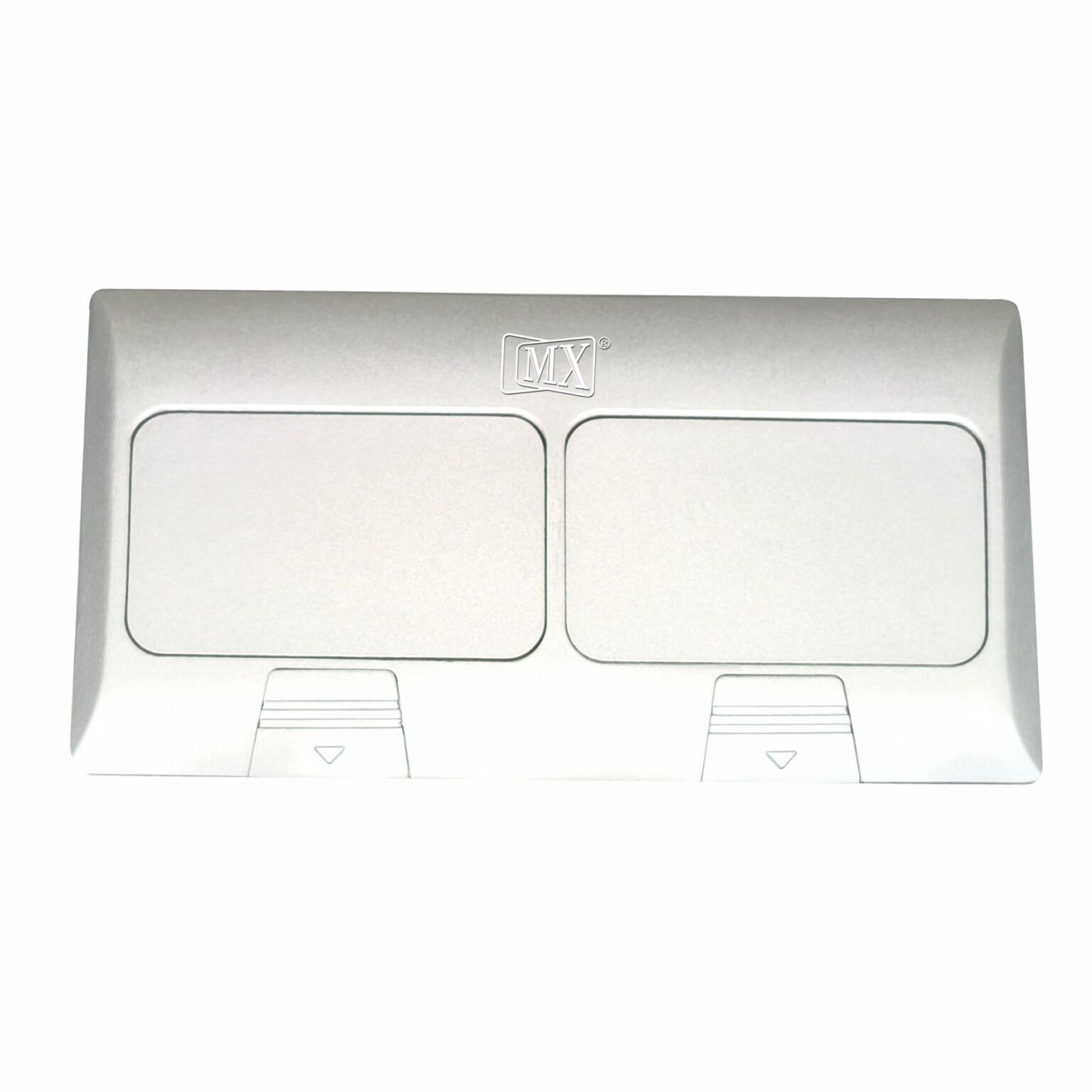 Aluminium 6-Module Pop-Up Floor Box electrical (45 Series) for Concrete ...